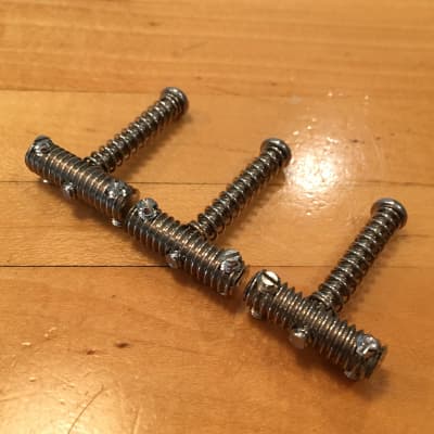 Rutters 1960's Style Threaded ¼” Saddles for Telecaster | Reverb