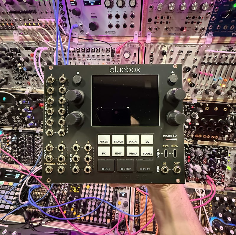 1010 Music Bluebox Eurorack Digital Mixer + Recorder - Black | Reverb