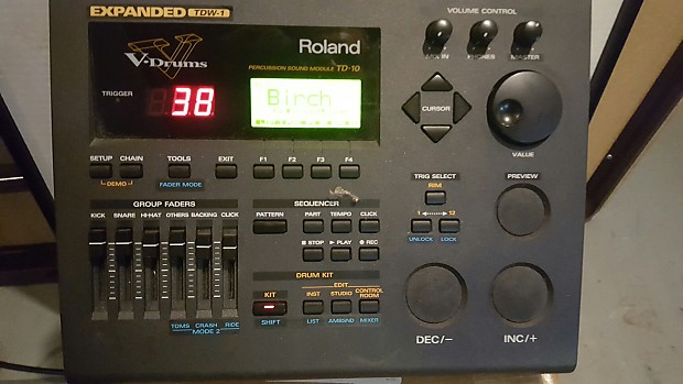 Roland TD-10 Drum Module W/ TDW-1 Upgrade | Reverb
