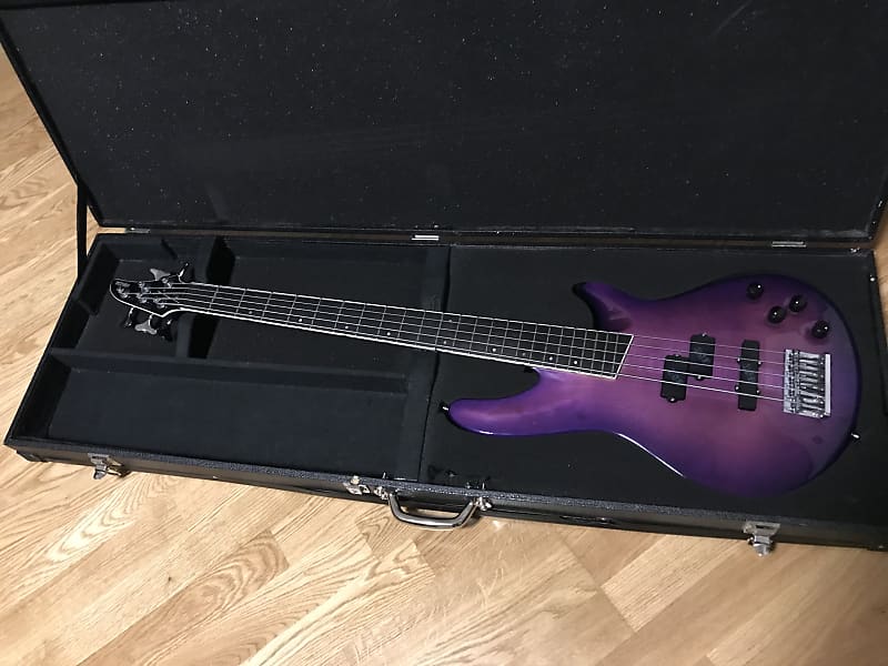 ESP Horizon Custom Bass Five 1988 Transparent Purple rust | Reverb
