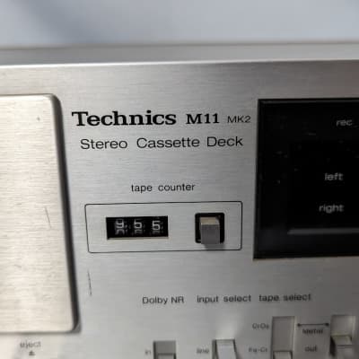 Technics RS-M11 MK2 Stereo Cassette Deck - 1980’s Silver | Reverb