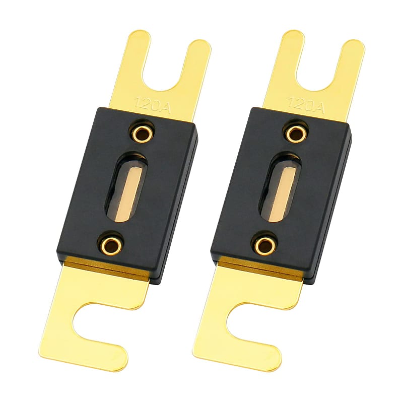 2 Patron PANL-120 120 Amp ANL Fuse Gold Plated High Quality | Reverb