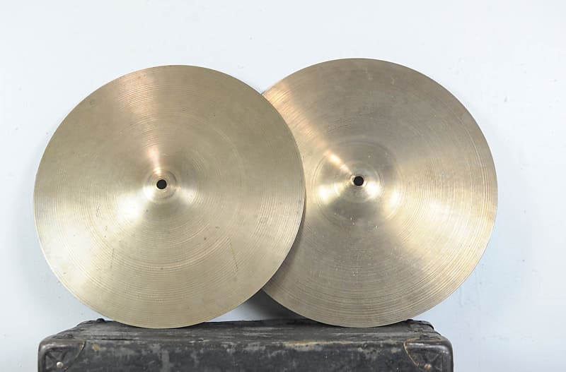 1970s 14" Azco Rogers Hi Hat Cymbals 796g 933g | Reverb Australia