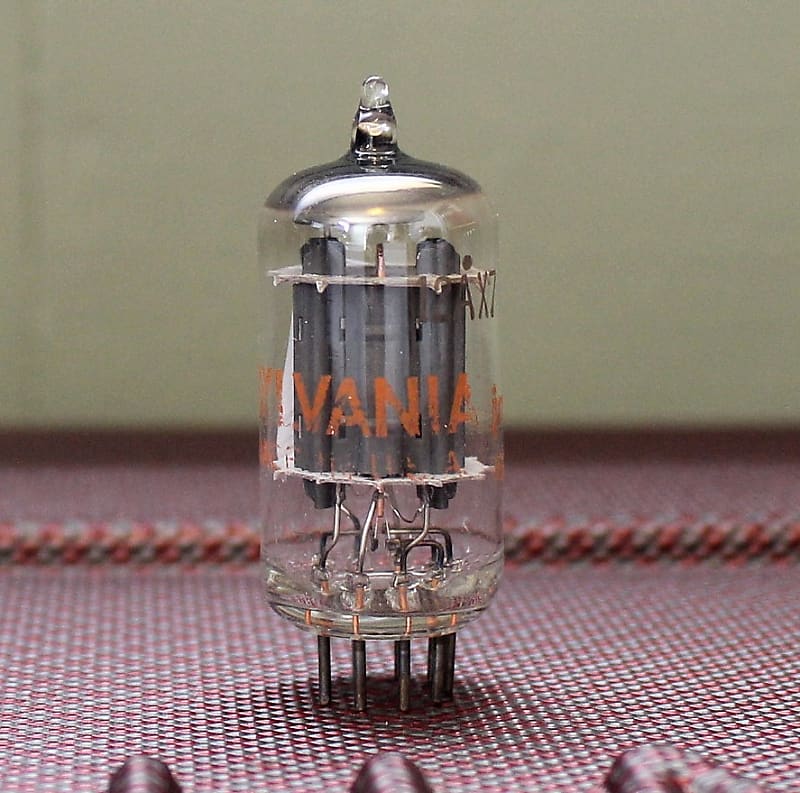 SYLVANIA 12AX7 ECC83 LONG PLATE PERFECT BALANCE HALO | Reverb Canada