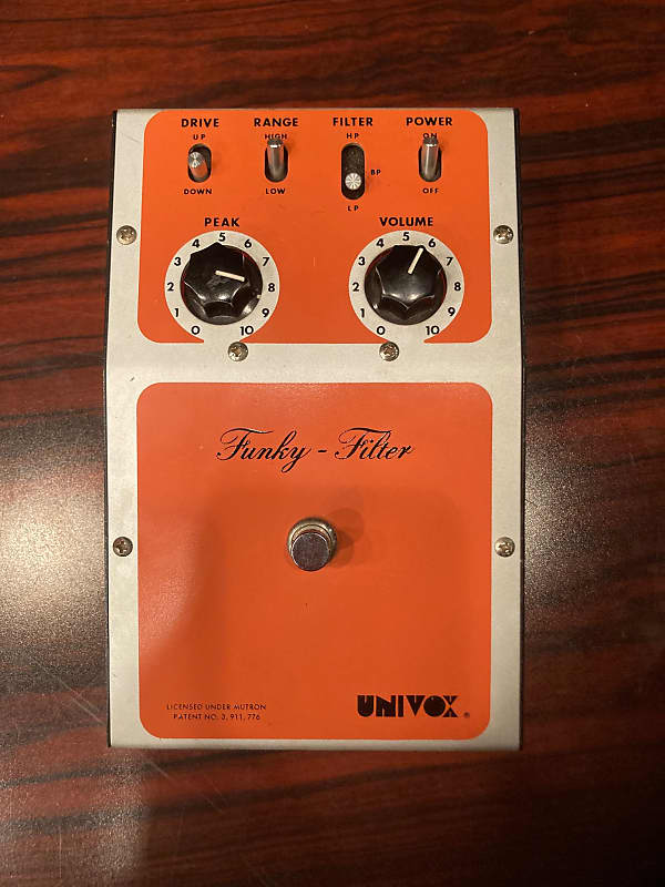 Univox Funky Filter MU-1500 1970's -with original documents | Reverb