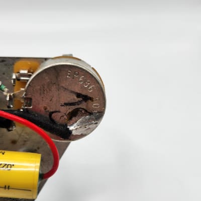 1979 Gibson Control Panel, Pots & Can (Came from Gibson LP | Reverb