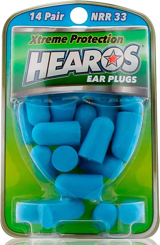 HEAROS NRR 33 Xtreme Protection Ear Plugs | Reverb