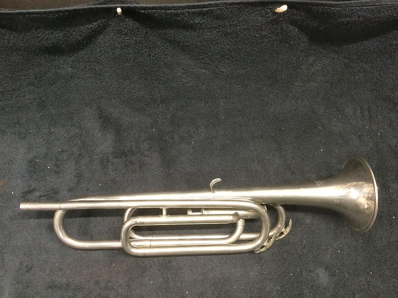 Slingerland One Valve Bugle - Nickel Silver | Reverb