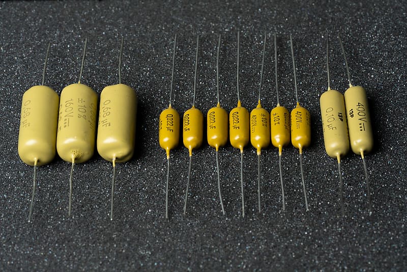 Mullard NOS Mustard Capacitors JTM/JMP Marshall Plexi Full | Reverb