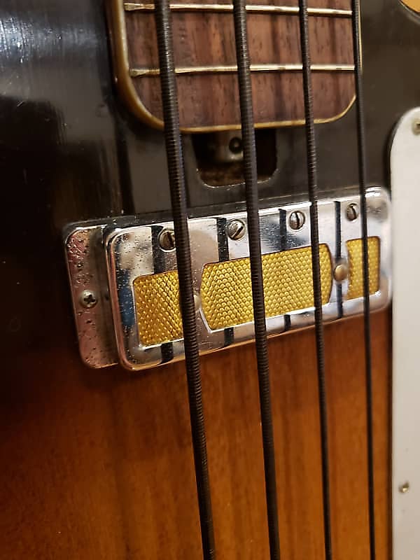 Teisco GOLD FOIL BASS Pickup Vintage 1960 | Reverb