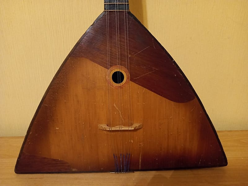 Balalayka 6 String USSR Soviet Folk Instrument Balalaika | Reverb