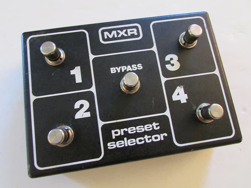 1980's MXR Preset Selector Pedal for MXR Pitch Transposer VG | Reverb