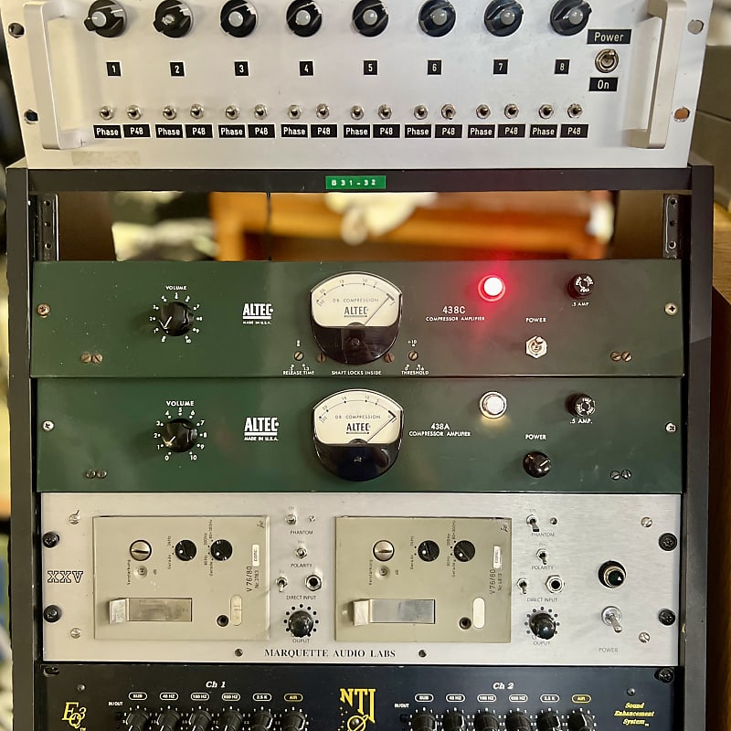 Altec 438-C Vari-Mu tube compressor 1950’s 1960 - Green | Reverb UK