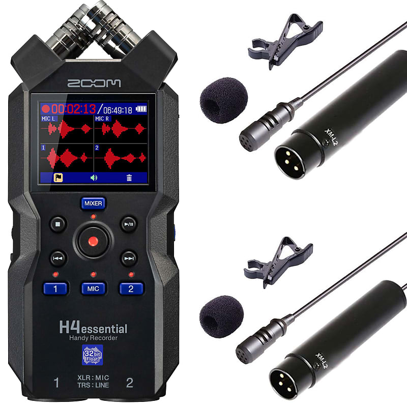 Zoom H4essential 4-Track Handy Recorder + Vidpro Professional | Reverb