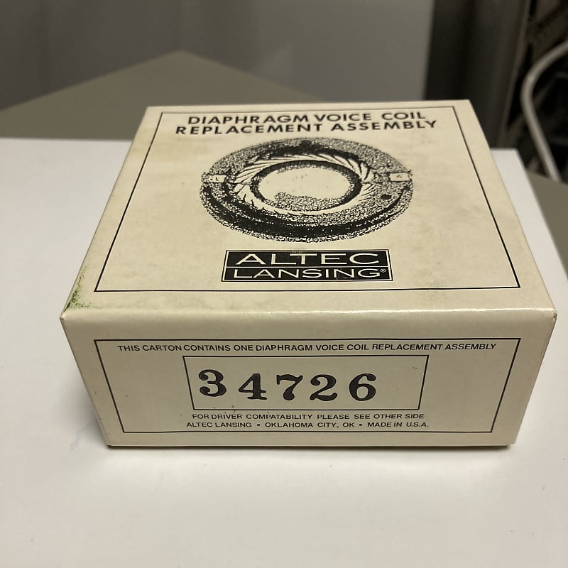 NOS Altec Lansing Diaphragm Voice Coil 34726 1970s-1980s | Reverb