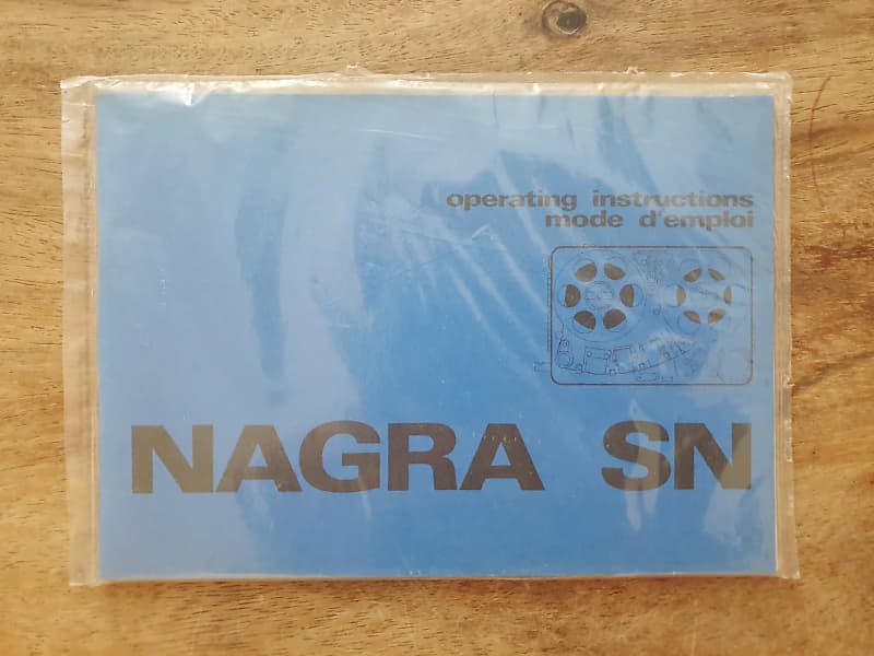 Nagra Notice Nagra SN (sous blister) | Reverb