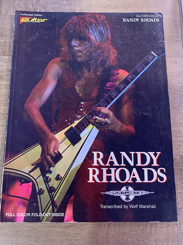 Vintage Randy Rhoads Guitar Tablature book | Reverb