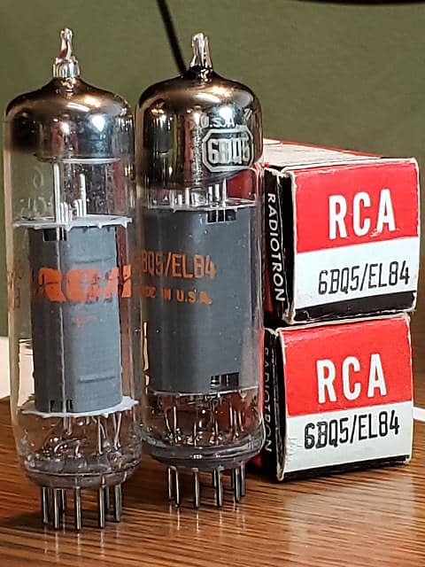 6BQ5/EL84 RCA NOS/NIB Maximatcher2 matched pair (2)tube lot | Reverb
