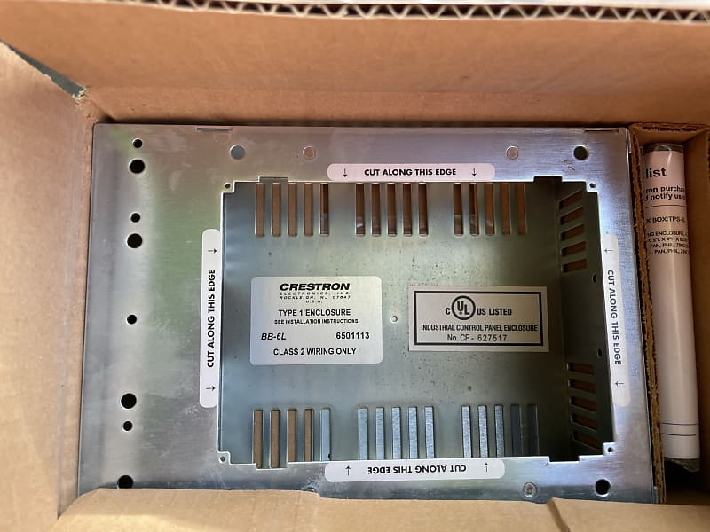 Crestron BB-6L Back Box for TPS-6L New | Reverb