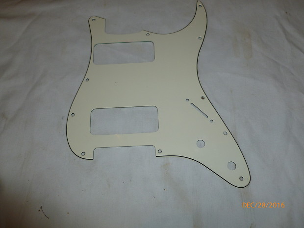 Warmoth Stratocaster P-90 Pickguard Parchment | Reverb