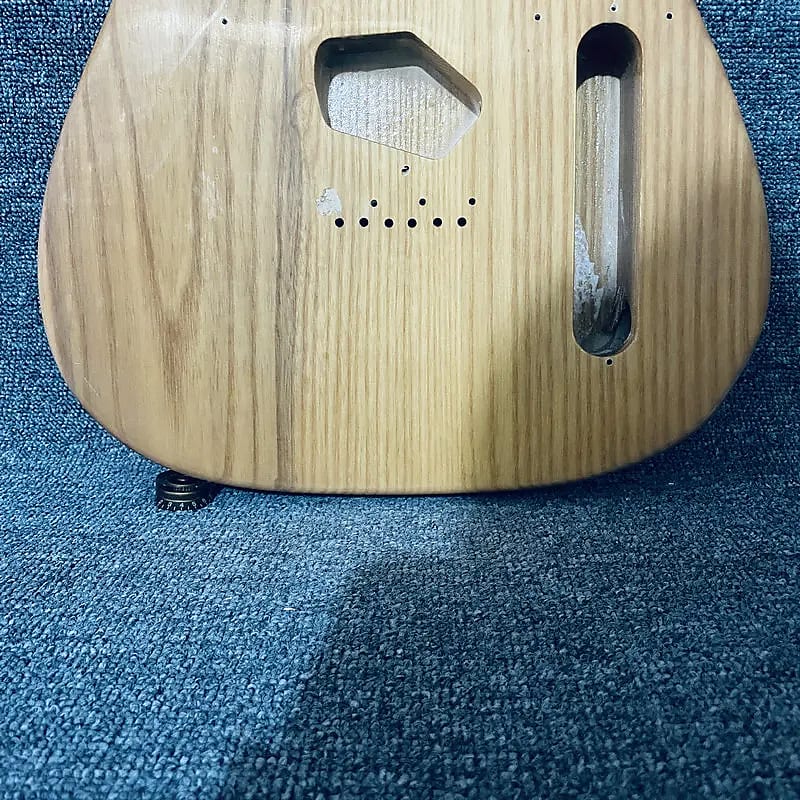 Ash Wood String Through Telecaster Tele Style Body | Reverb