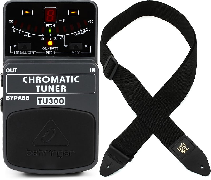 Behringer TU300 Chromatic Tuner Pedal Bundle with Ernie Ball | Reverb