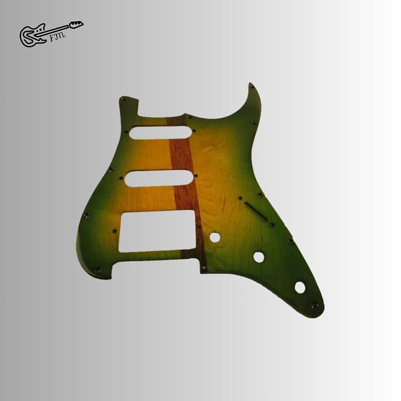 Maple 2 Custom Wooden Strat Style Pickguard HSS | Reverb UK