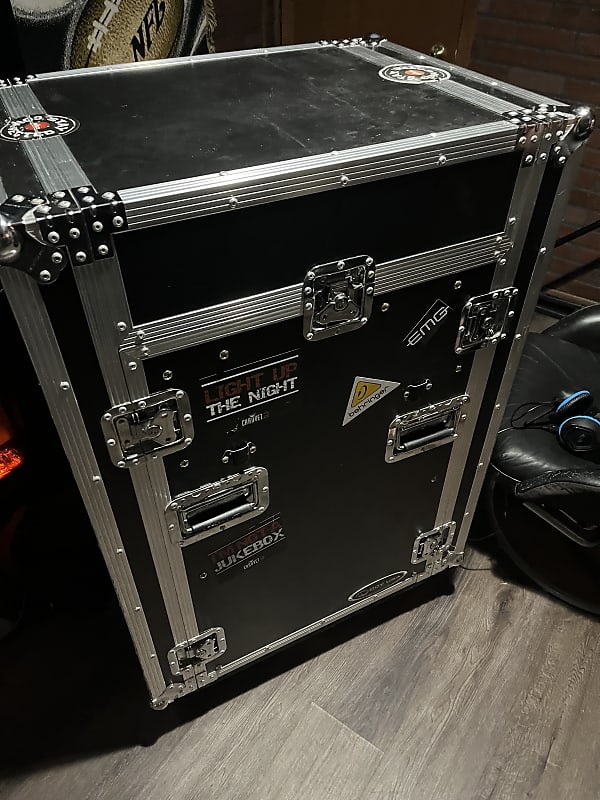 Combo Rack Road Case with Casters and Workstation Tables | Reverb