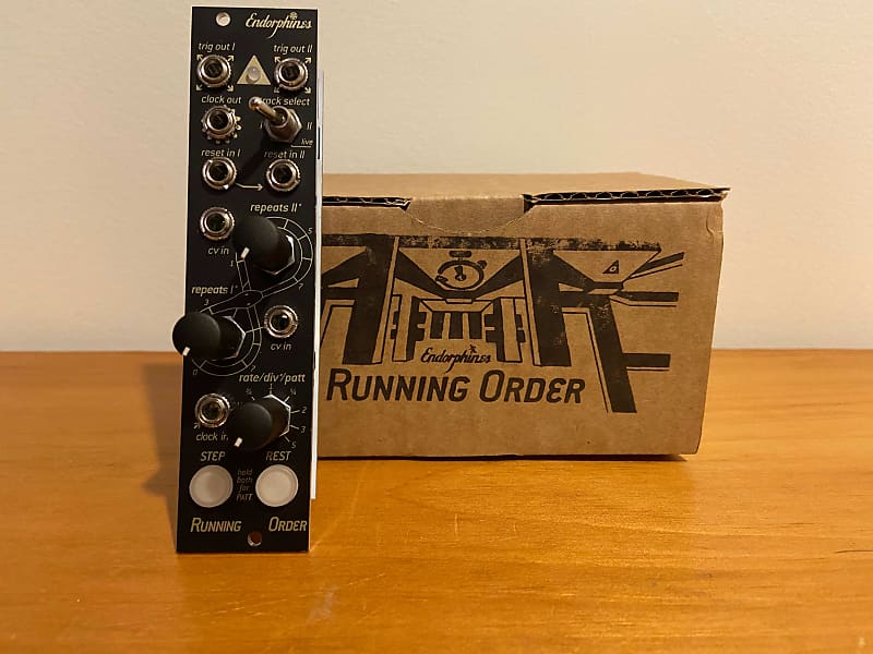 Endorphin.es Running Order Two-Channel Trigger Sequencer | Reverb