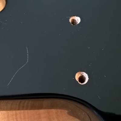 Fender Deluxe Nashville Telecaster Body -- MIM; Gloss Black; | Reverb