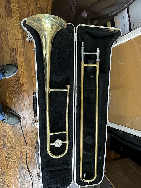 Selmer Bundy Trombone - Brass in a SKB case | Reverb