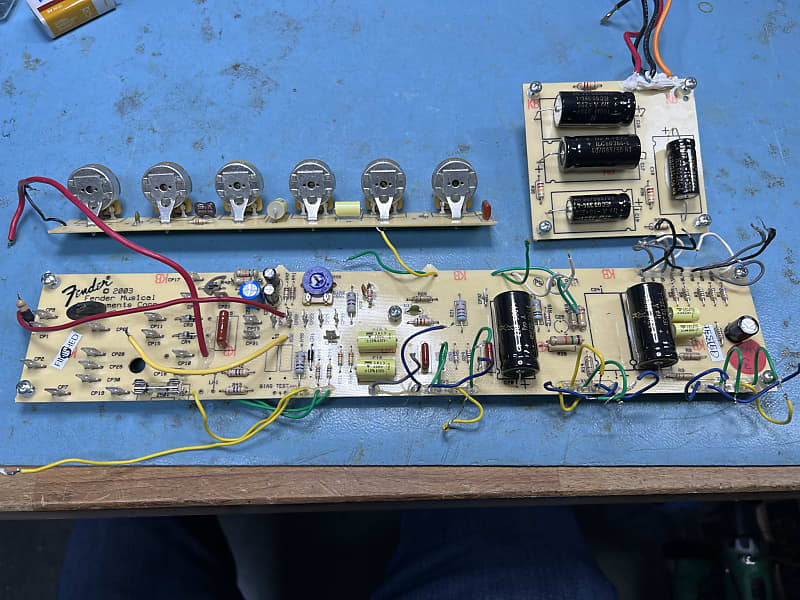 Fender '59 LTD Bassman Tweed Reissue Circuit Boards Upgraded | Reverb