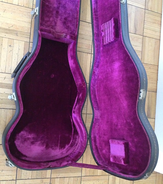 70's Gibson EBO Bass Case EB3 SG Guitar Hard Shell Vintage | Reverb