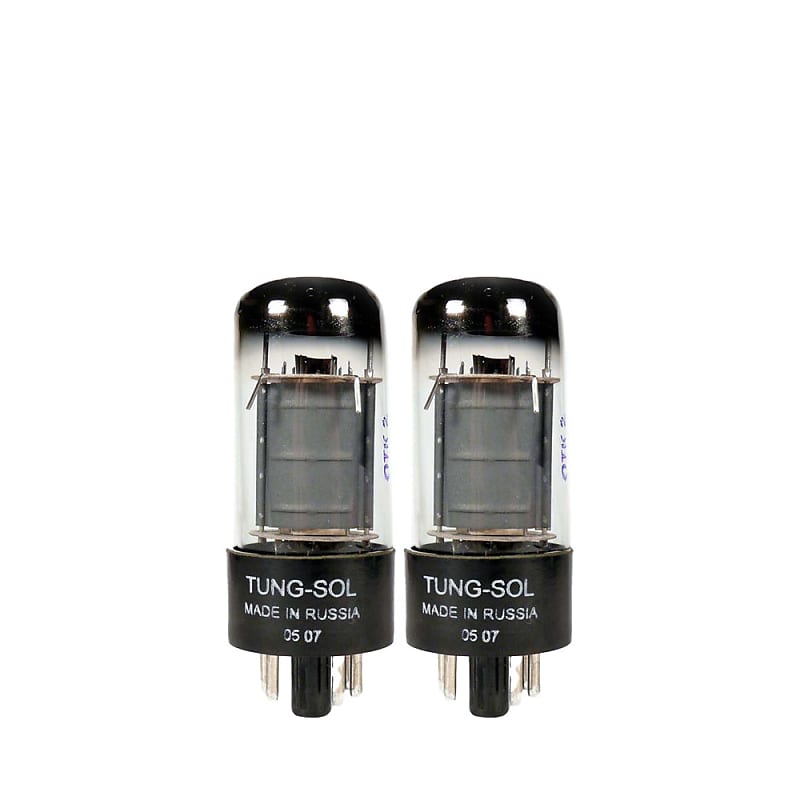 Tung-Sol 6V6 Vacuum Tubes - Platinum Matched Pair | Reverb