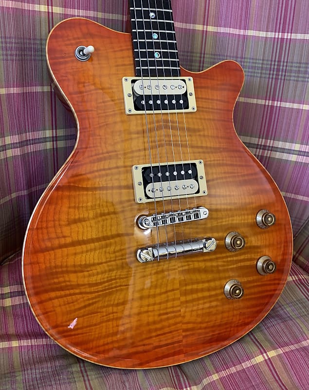 Don Grosh Set Neck - Cherry Sunburst - Superb Flame - | Reverb