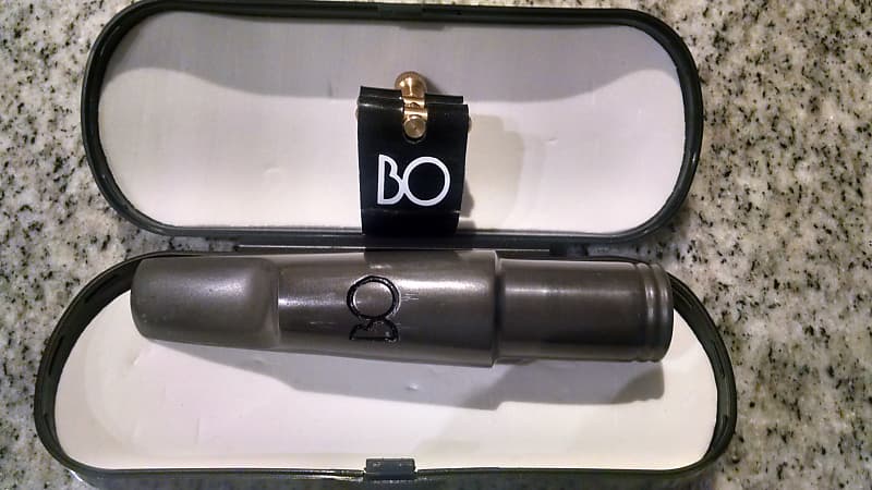 Borb Oliver jazz baritone sax 2022 - Grey Hard Rubber | Reverb