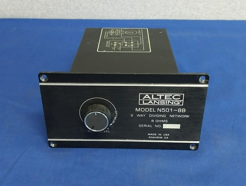 Vintage Altec Lansing Crossover Model N501-8B Made in USA | Reverb