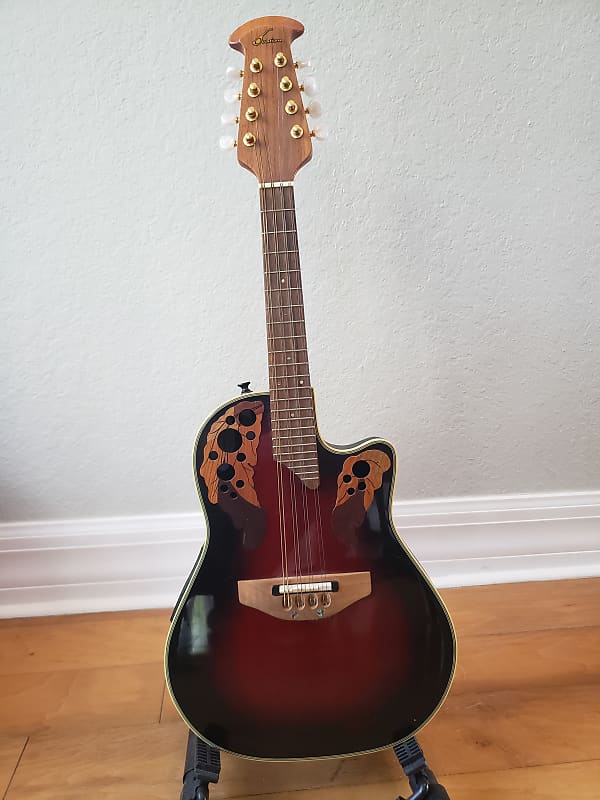 Ovation Celebrity MCS 148 2010s - Ruby Burst | Reverb