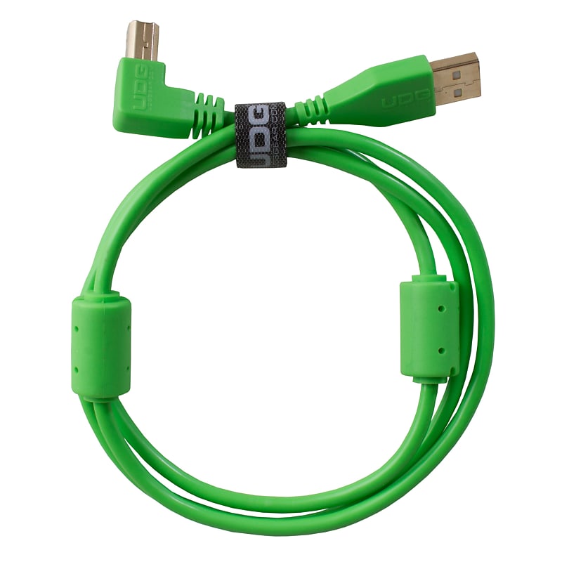 UDG Ultimate Audio Cable USB 2.0 A-B Green Angled 2m | Reverb