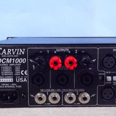 Carvin DCM-1000 2 Channel 1000 Watt Amplifier | Reverb