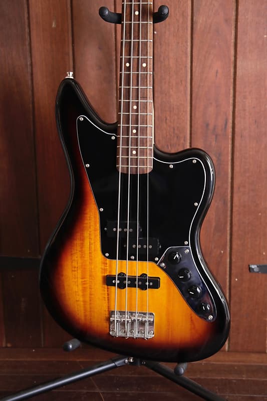 Squier Vintage Modern Jaguar Bass Sunburst Pre-Owned | Reverb