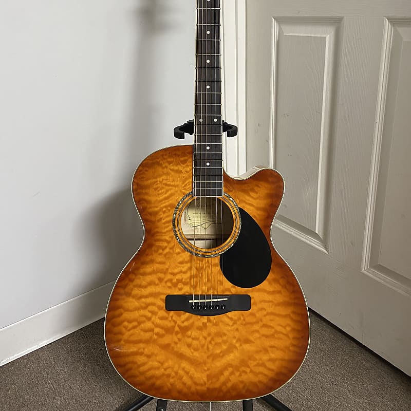 Samick OM100QC Amber | Reverb