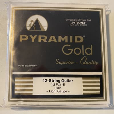 Pyramid Gold Light Flatwound 12 String Guitar String Set | Reverb