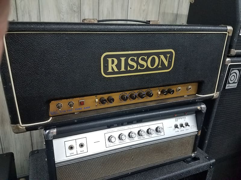Risson ETA-100 tube head, nice shape, USA | Reverb