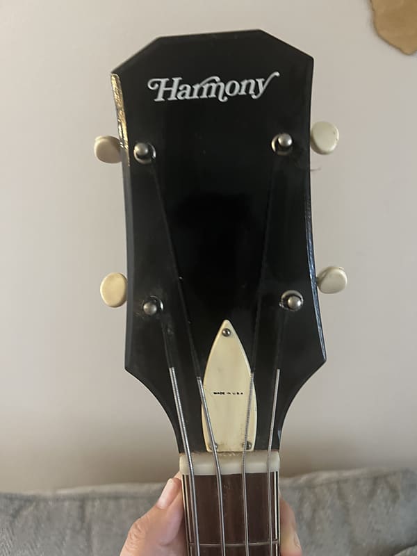 1971 Harmony H22/ 1 Double Cutaway Sunburst | Reverb