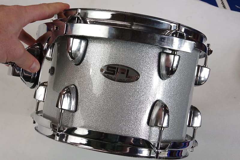 SPL 10" rack tom drum birch silver sparkle Sound Percussion | Reverb