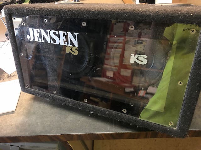 Jensen Dual Sub for Car Stereo Black | Reverb