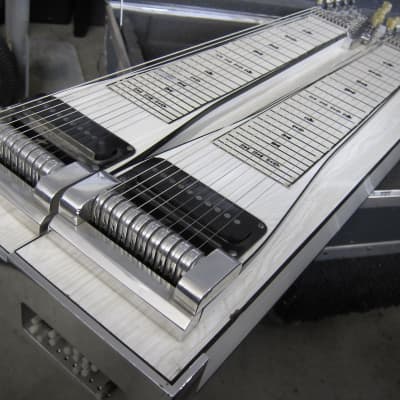 MSA Steel Guitar Double Ten String Eight Pedals Four Knee | Reverb