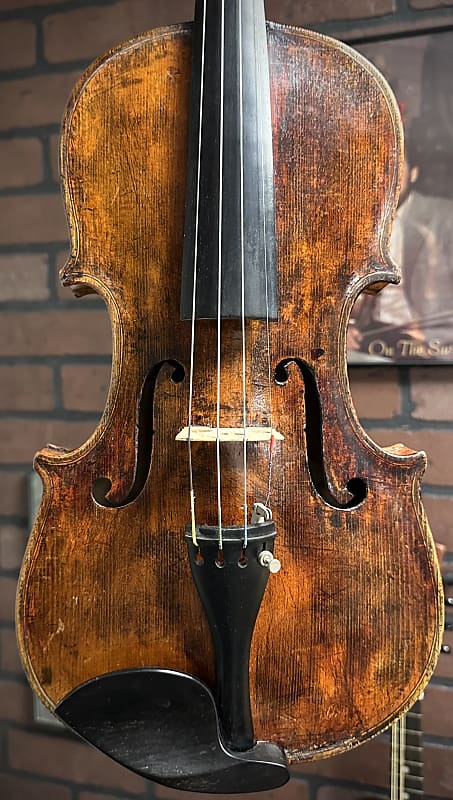 Old Violin Stamped “Paganini” 4/4 Fiddle | Reverb UK