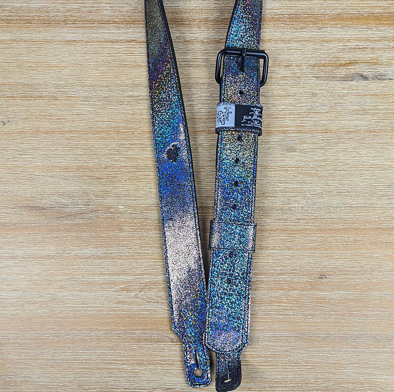 Red Monkey Guitar Strap - Rainbow Sparkle | Reverb